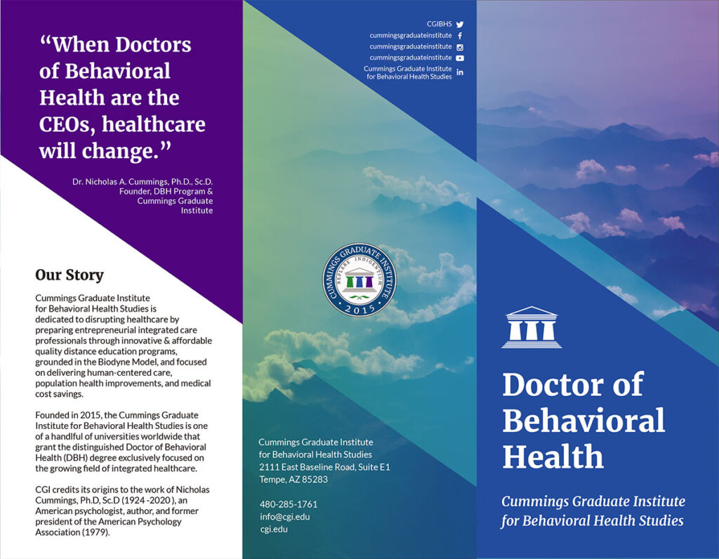 Doctor of Behavioral Health – Cummings Graduate Institute for ...